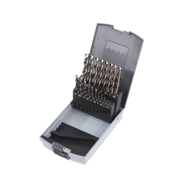 Набор сверл по металлу Milwaukee HSS-G Cobalt DIN338 Set (19шт) за ...